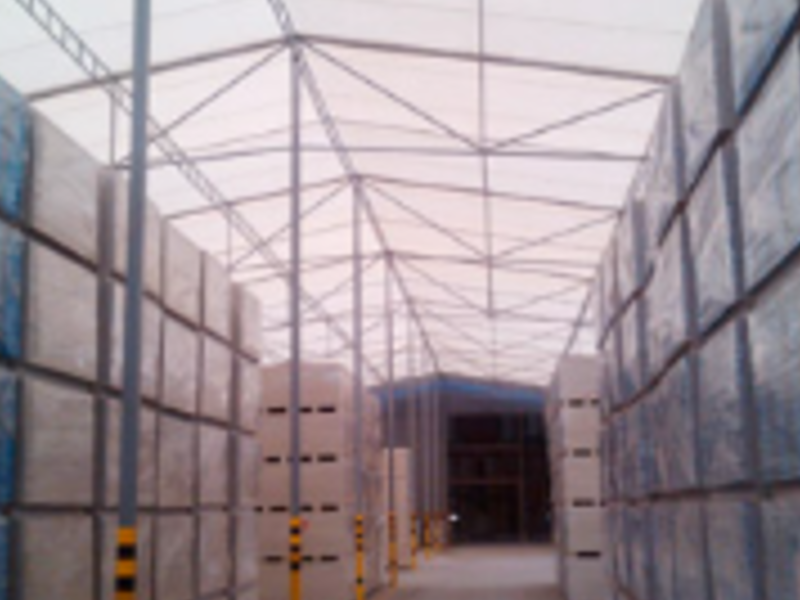 Toldo Estructural almacén Primavera Comas : Toldos Palomino | Construex